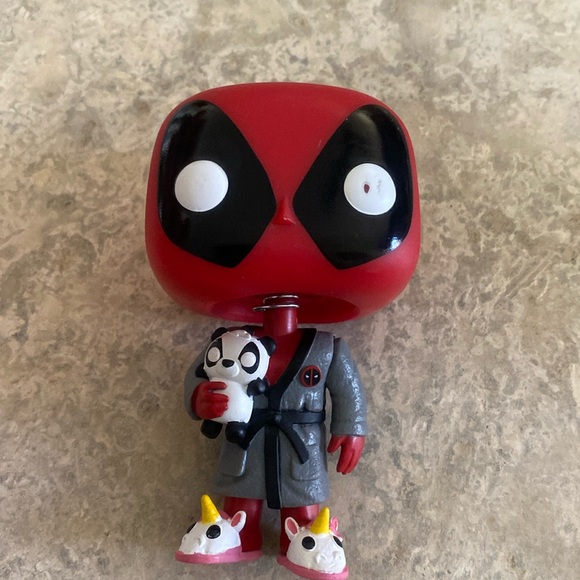 Funko | Toys | Funko Pop Deadpool In Robe 327 Bobble Head | Poshmark